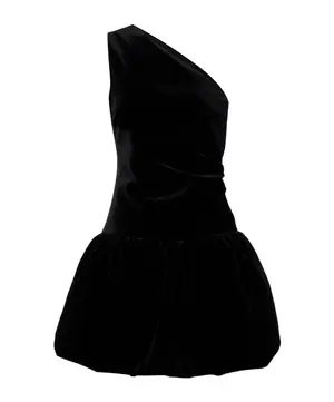 PATOU One-shoulder Mini Dress - Black