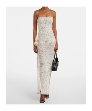 Magda Butrym Floral Applique Dress