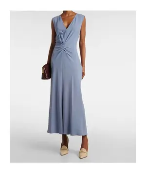 Victoria Beckham Gathered Midi Dress