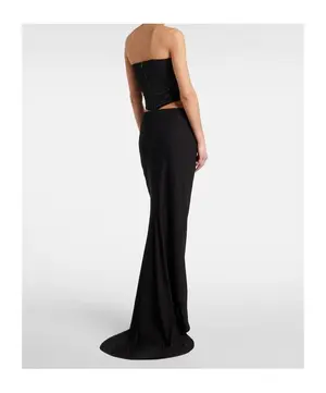 Magda Butrym Re25 Silk-blend Midi Skirt