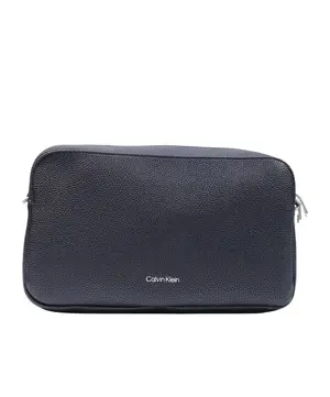 Calvin Klein Zippered Shoulder Bag - Black