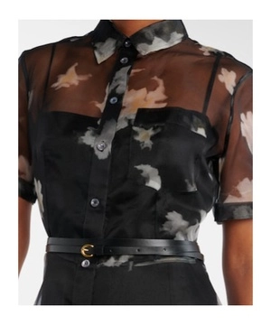 Altuzarra Kiera Floral Silk Midi Dress - Black