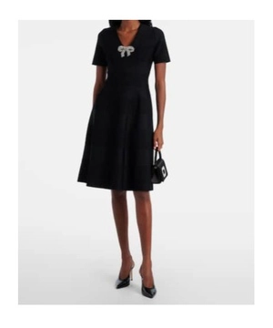 Carolina Herrera Bow-detail Embellished Minidress