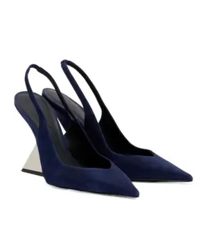 Attico Cheope 105 Suede Slingback High-heeled Sandals