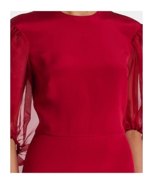 Altuzarra Danielle Silk Cady Midi Dress
