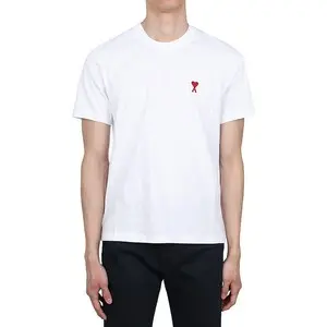 AMI Paris Short Sleeve T-shirt - White