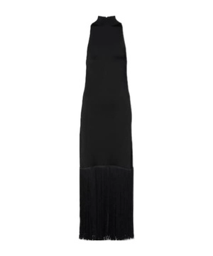 Altuzarra Cash Fringed Maxi Dress - Black