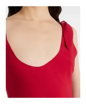 COURREGES Scarf-detailed Asymmetric Mini Dress