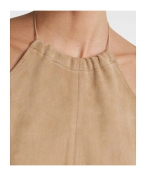 Stouls Rosie Halterneck Suede Top