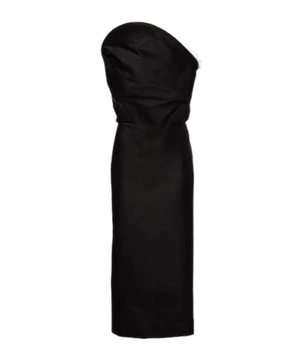 Magda Butrym Off-the-shoulder Dress - Black