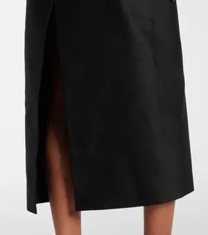 Magda Butrym Off-the-shoulder Midi Dress With Open Back
