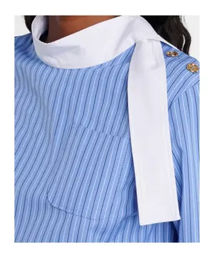 PATOU Striped Mini Dress