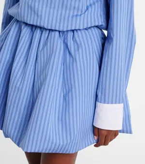 PATOU Striped Mini Dress