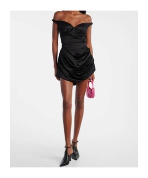 Magda Butrym Pleated Strapless Dress