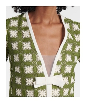 Giambattista Valli Open-knit Minidress
