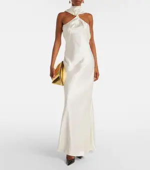 Attico Satin Dress