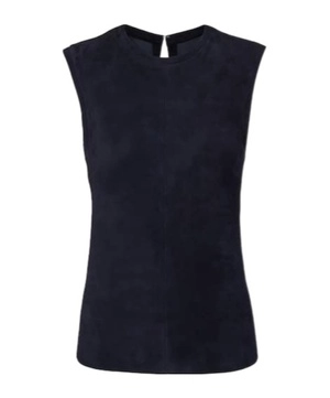 Stouls Miuccia Suede Top - Black