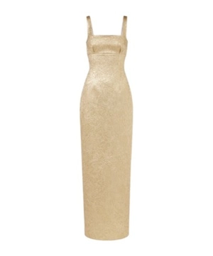 EMILIA WICKSTEAD Micheline Pleated Dress - Nude