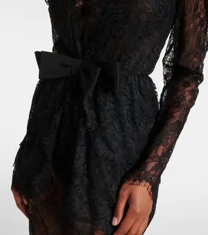 Alessandra Rich Lace Maxi Gown