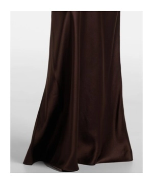 Rebecca Vallance Allegra Silk Maxi Dress With Lace Detailing - Black