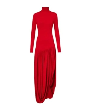 Magda Butrym Long-sleeved Dress - Red