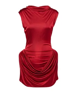 Magda Butrym Draped Minidress - Red