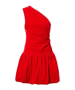 PATOU One-shoulder Mini Dress - Red
