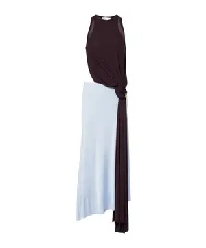 Victoria Beckham Cutout Jersey Midi Dress - Black