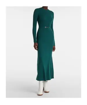 Gabriela Hearst Imagene Wool Midi Dress