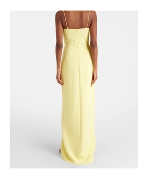 David Koma Side-slit Corset Gown