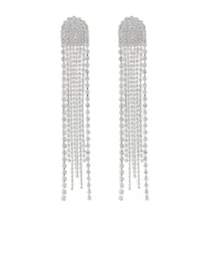 Magda Butrym Crystal Embellished Drop Earrings - White