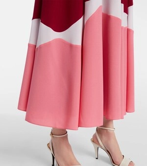 ROKSANDA Gradient Color-blocked Cocktail Dress