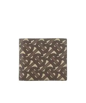 Burberry Monogram Print Wallet - Green