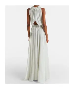 PATOU Striped Maxi Dress
