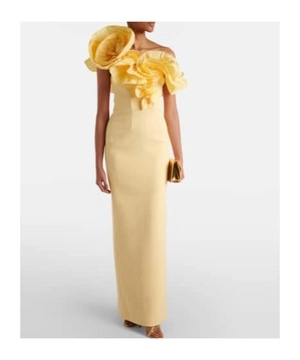 Rebecca Vallance Lulu One-shoulder Crepe Maxi Dress - Nude