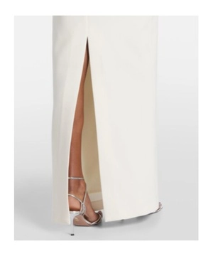 Rebecca Vallance Starlight Embellished Halterneck Gown - White