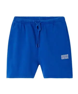 American Vintage Shorts Plizzy - Blue