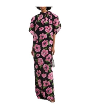 Stella McCartney Floral Printed Silk Maxi Dress