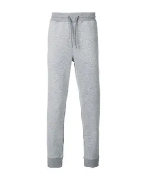 Emporio Armani Straight Leg Track Pants - Gray