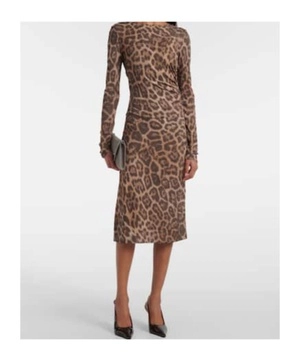 Stella McCartney Leopard-print Midi Dress