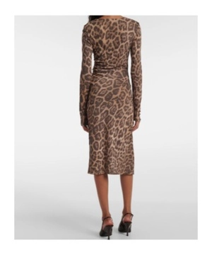 Stella McCartney Leopard-print Midi Dress
