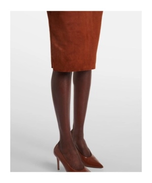 Stouls Monica Strapless Suede Midi Dress