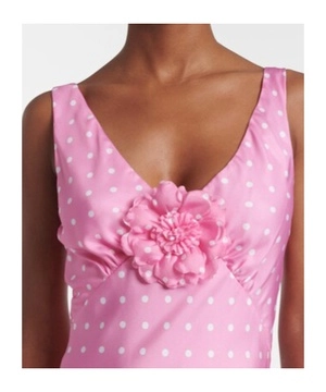 RODARTE Floral-appliqué Silk Twill Gown