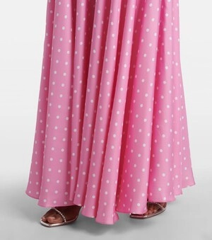 RODARTE Floral-appliqué Silk Twill Gown
