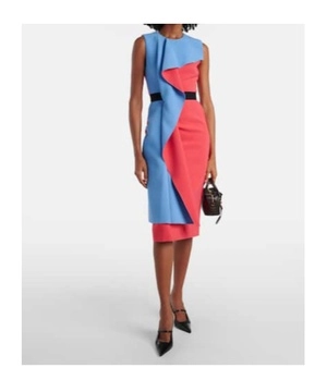 ROKSANDA Pembroke Draped Crepe Cocktail Dress