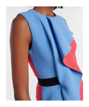 ROKSANDA Pembroke Draped Crepe Cocktail Dress