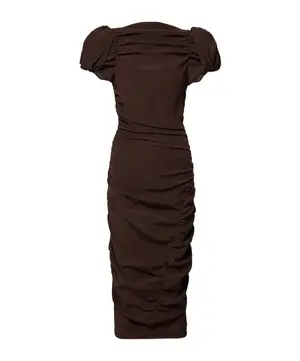Magda Butrym Short Sleeve Dress - Black