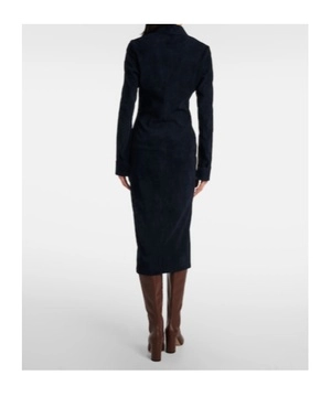 Stouls Becky Suede Shirtdress - Black