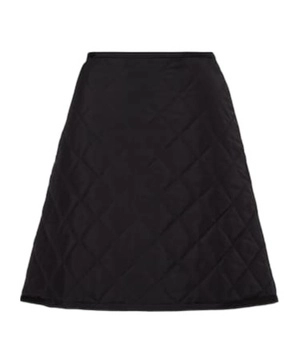 JIL SANDER Quilted Miniskirt - Black