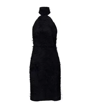 COURREGES Halter Neck Dress - Black